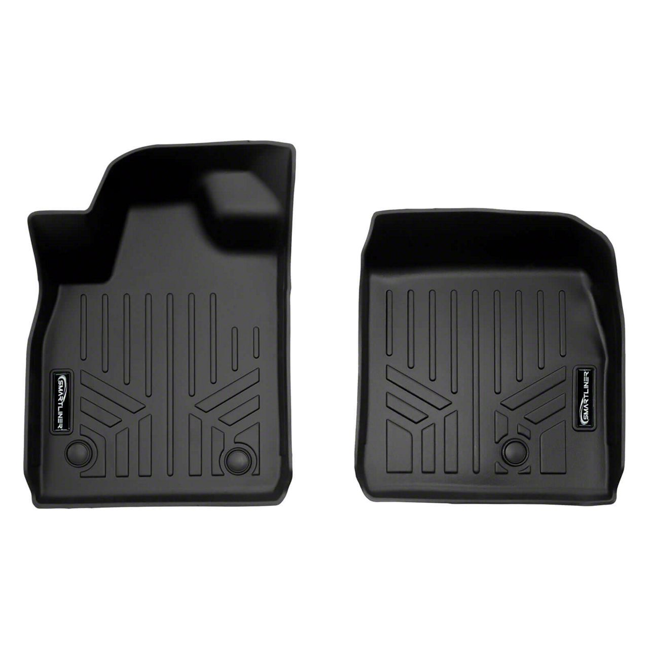 SmartLiner Mach-E Smart Coverage Custom Fit Front Floor Liners; Black ...