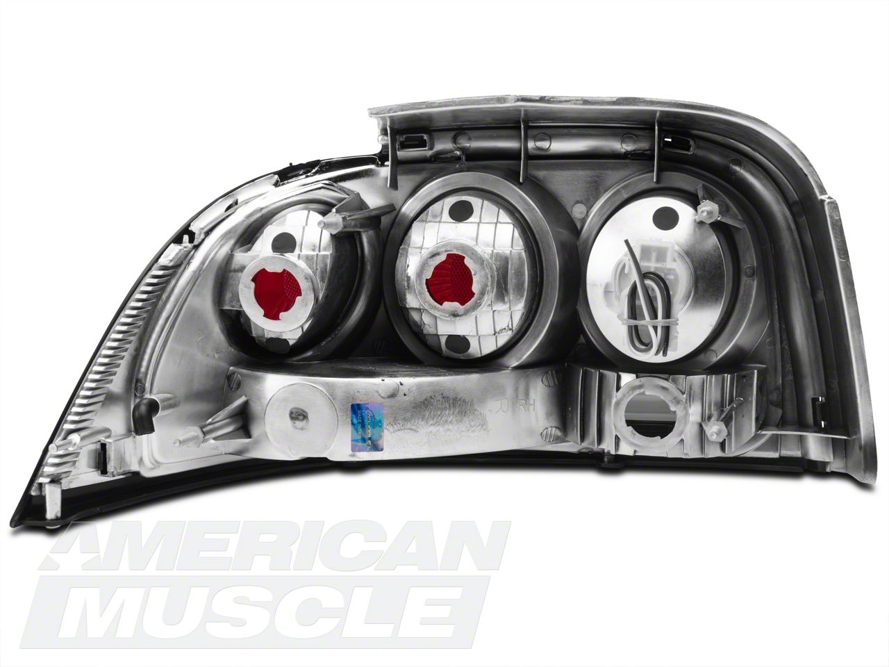 Mustang Altezza Tail Lights; Black Housing; Smoked Lens (96 Mustang Altezza Tail Lights; Black Housing; Smoked Lens (96