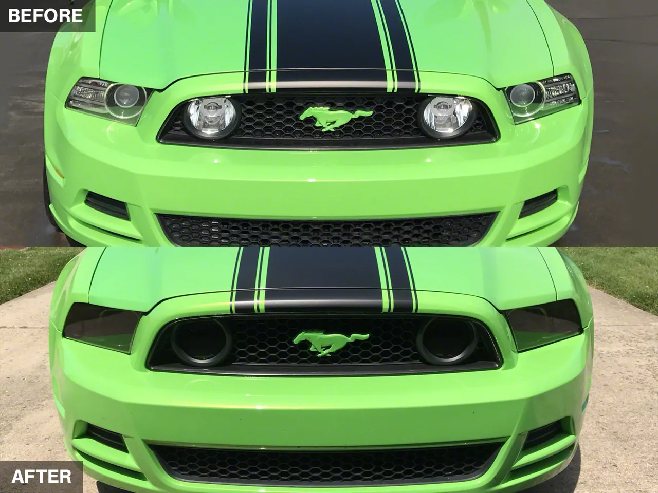 SEC10 Mustang Light Tint; Smoked 389933 (13-14 Mustang) - Free Shipping