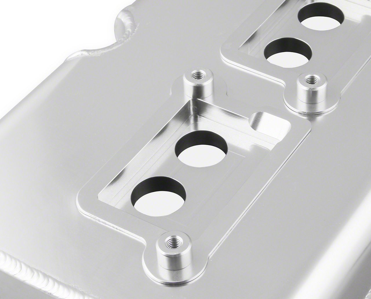 Sniper Charger Fabricated Aluminum Valve Cover; Natural Anodized 890015 ...