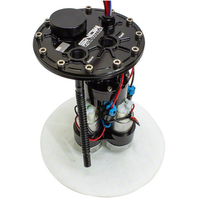 Snow Performance Mustang Universal Billet Fuel Hat Multi Pump for 12 to ...