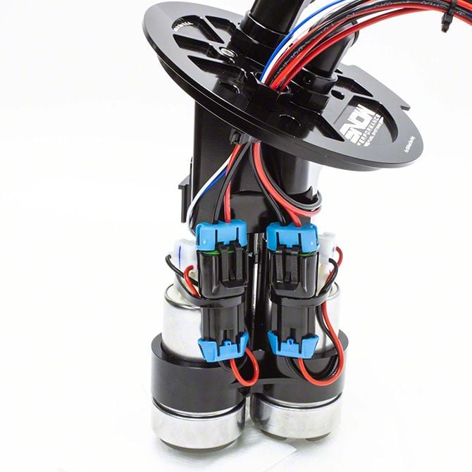 Snow Fuel Mustang Billet Fuel Hat Triple Pump; 3-Pump Race/Max Flow SNF ...