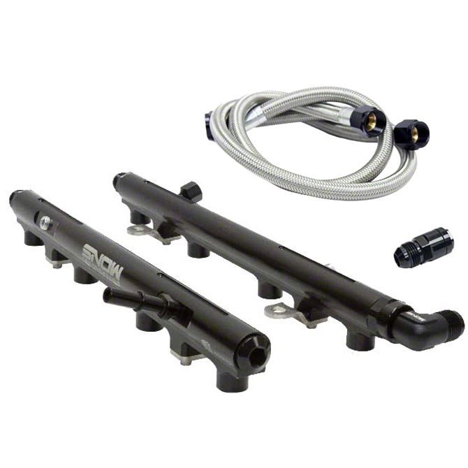 Snow Performance Mustang Billet Fuel Rail Kit; Factory Fit SNF-30112F ...