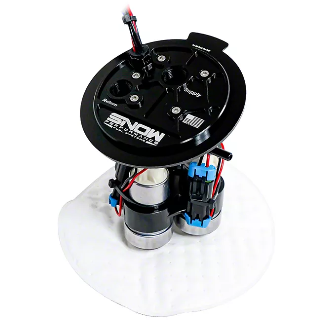 Snow Performance Charger Billet Fuel Hat Pump; 3-Pump Max Flow SNF ...
