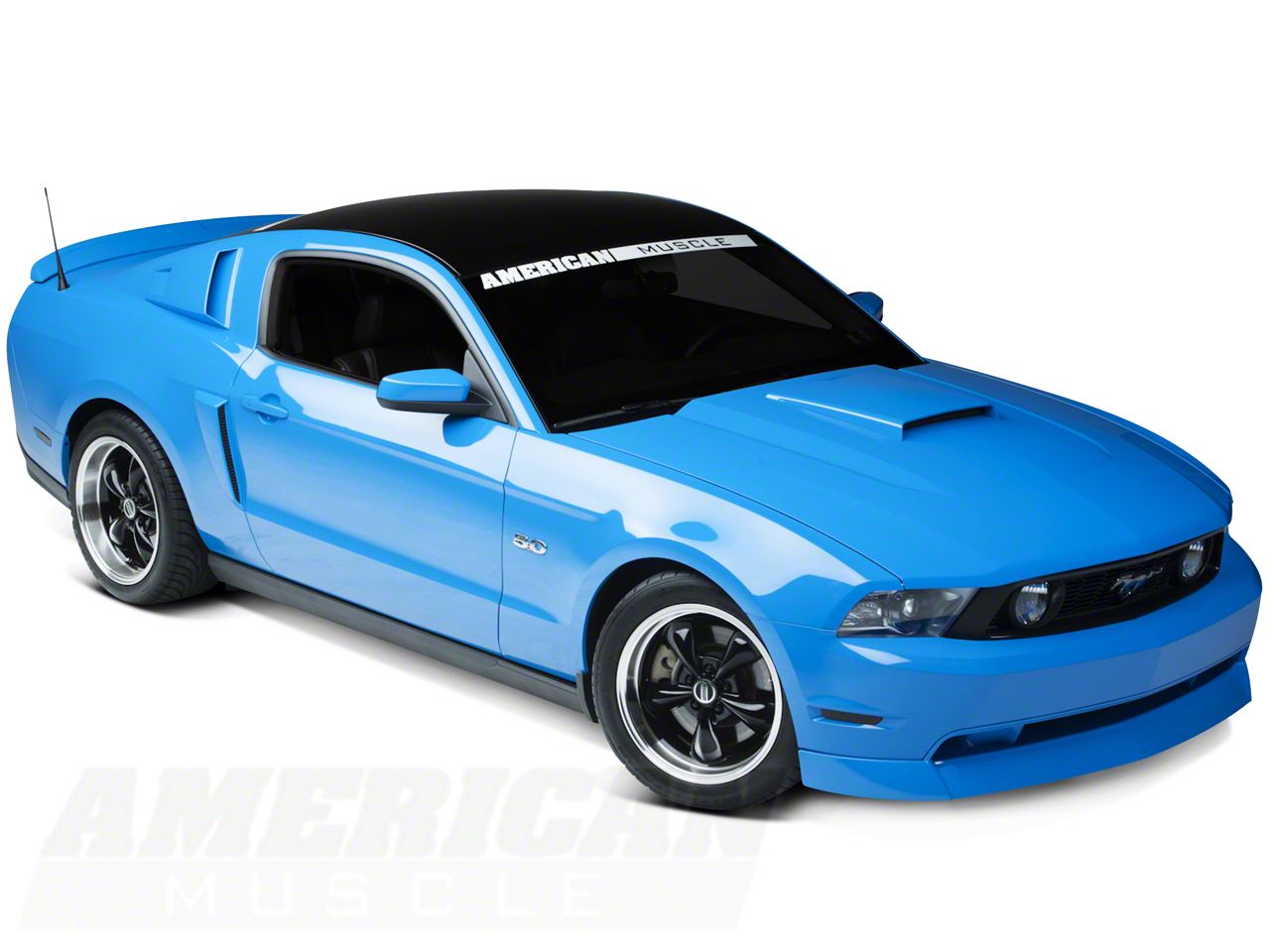 SEC10 Mustang Solid Roof Decal; Black 388751 (05-14 Mustang) - Free ...