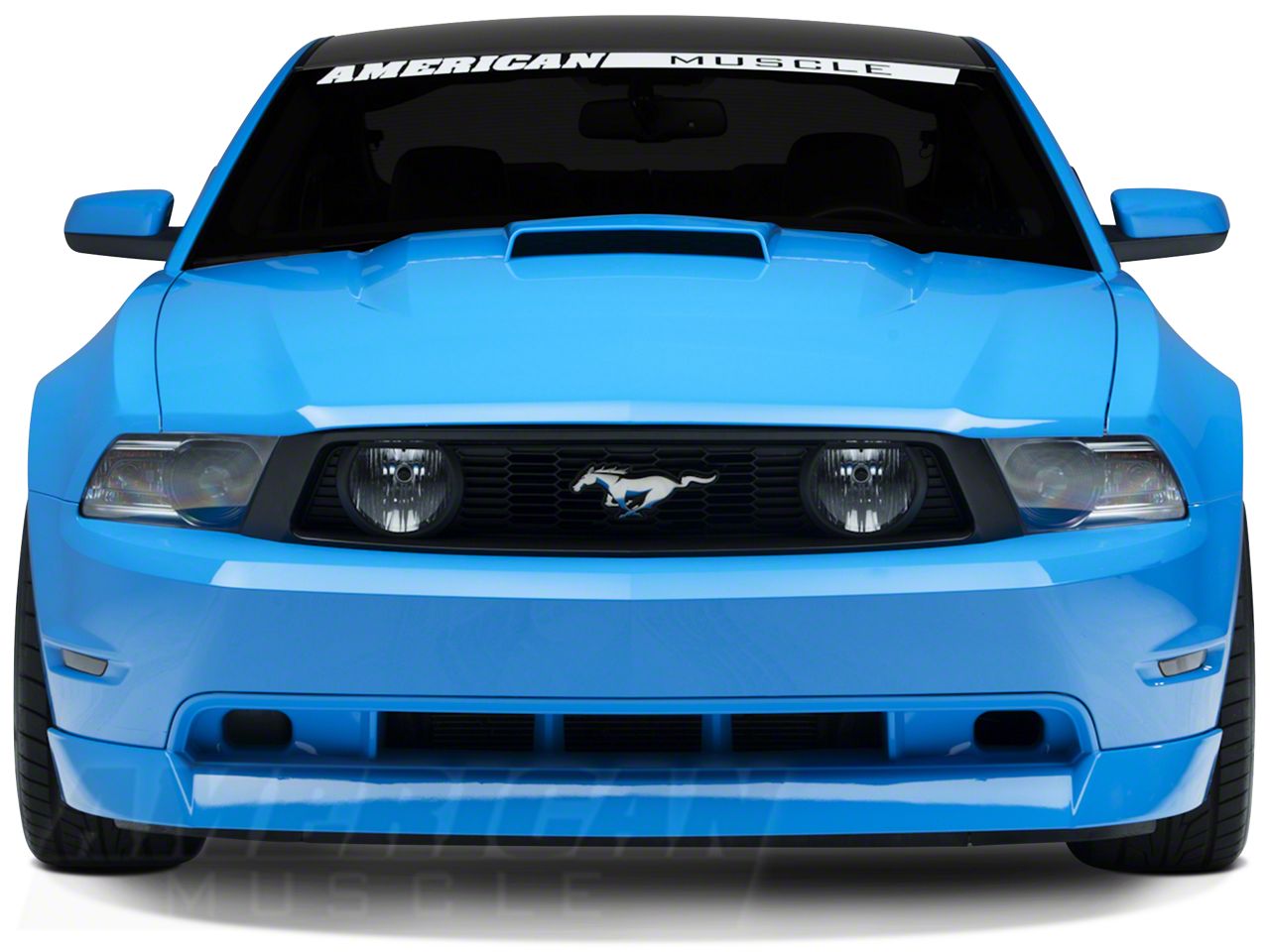 SEC10 Mustang Solid Roof Decal; Matte Black 388753 (05-14 Mustang ...