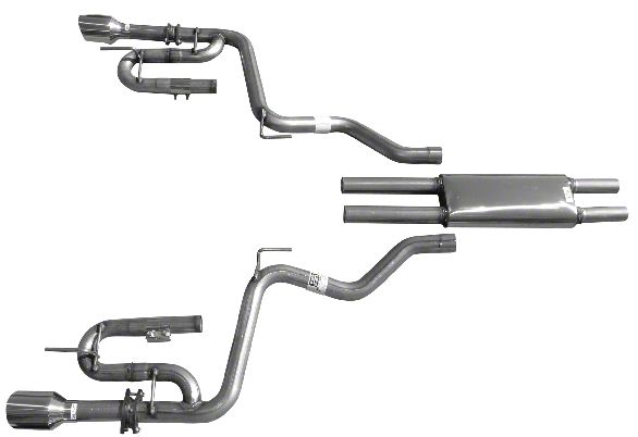 Solo Performance Mustang Cat-Back Exhaust 993137 (15-17 Mustang V6 ...