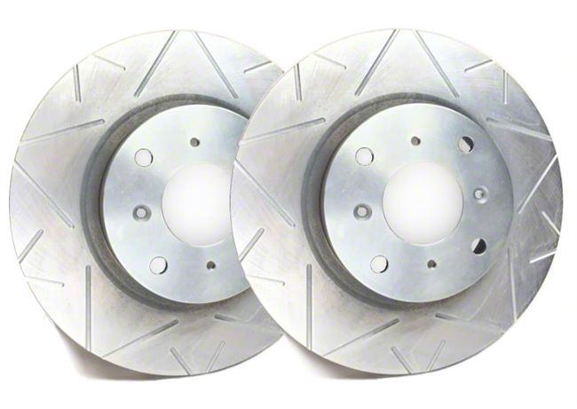 SP Performance Charger Peak Series Slotted Rotors with Silver Zinc ...