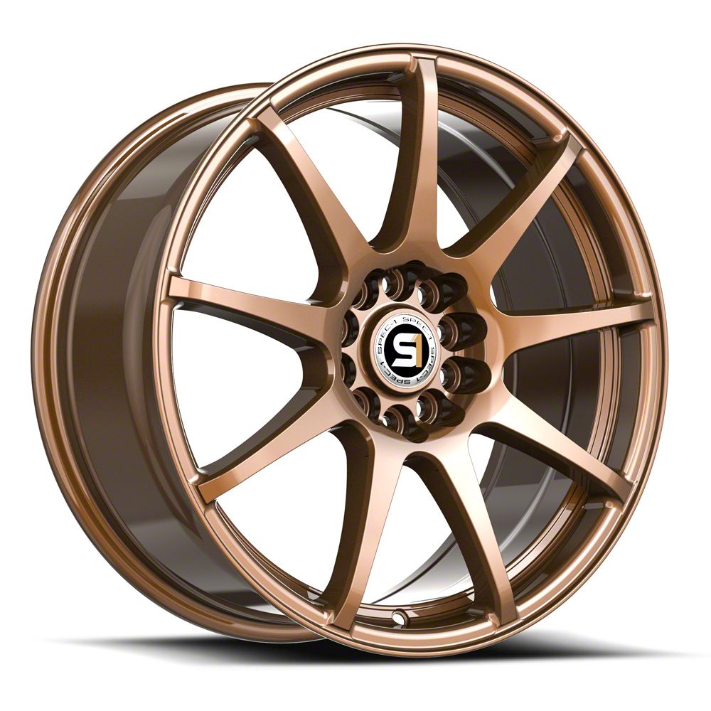 Spec-1 Camaro SP-67 Gloss Bronze Wheel; 18x8; 38mm Offset SP ...