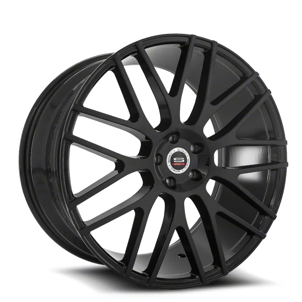 Spec-1 Camaro SPL-001 Gloss Black Wheel; Rear Only; 24x9; 30mm Offset ...