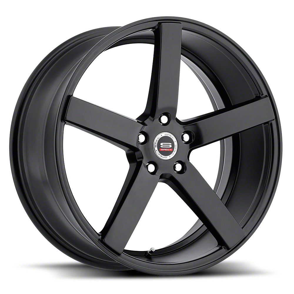Spec-1 Mustang SP-36 Gloss Black Wheel; 20x8.5; 38mm Offset ...