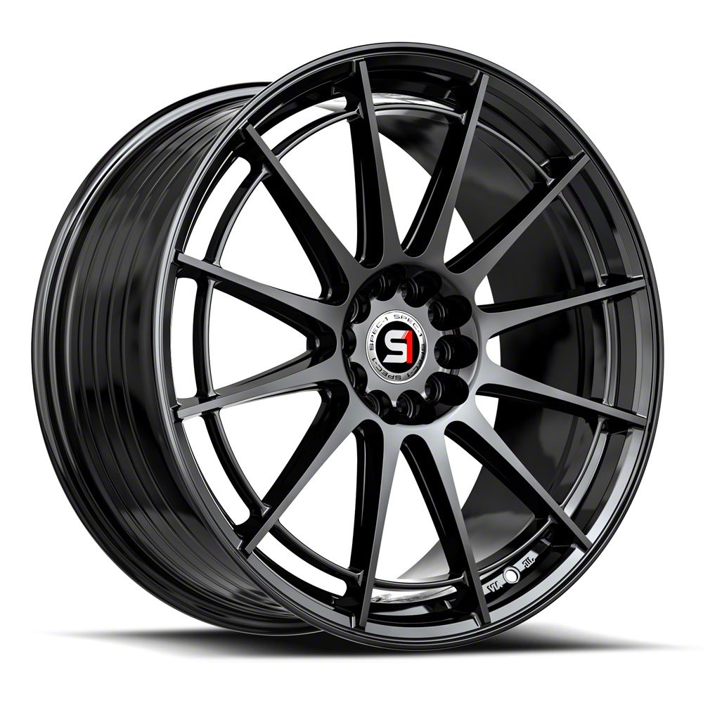 Spec-1 Mustang SP-64 Gloss Black Wheel; 17x8; 42mm Offset SP ...