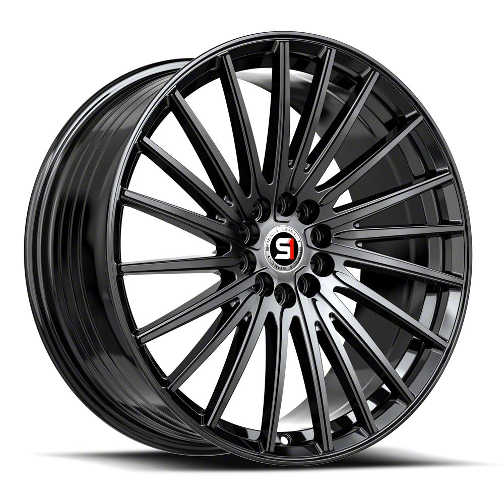 Spec-1 Mustang SP-68 Gloss Black Wheel; 17x7.5; 42mm Offset SP ...