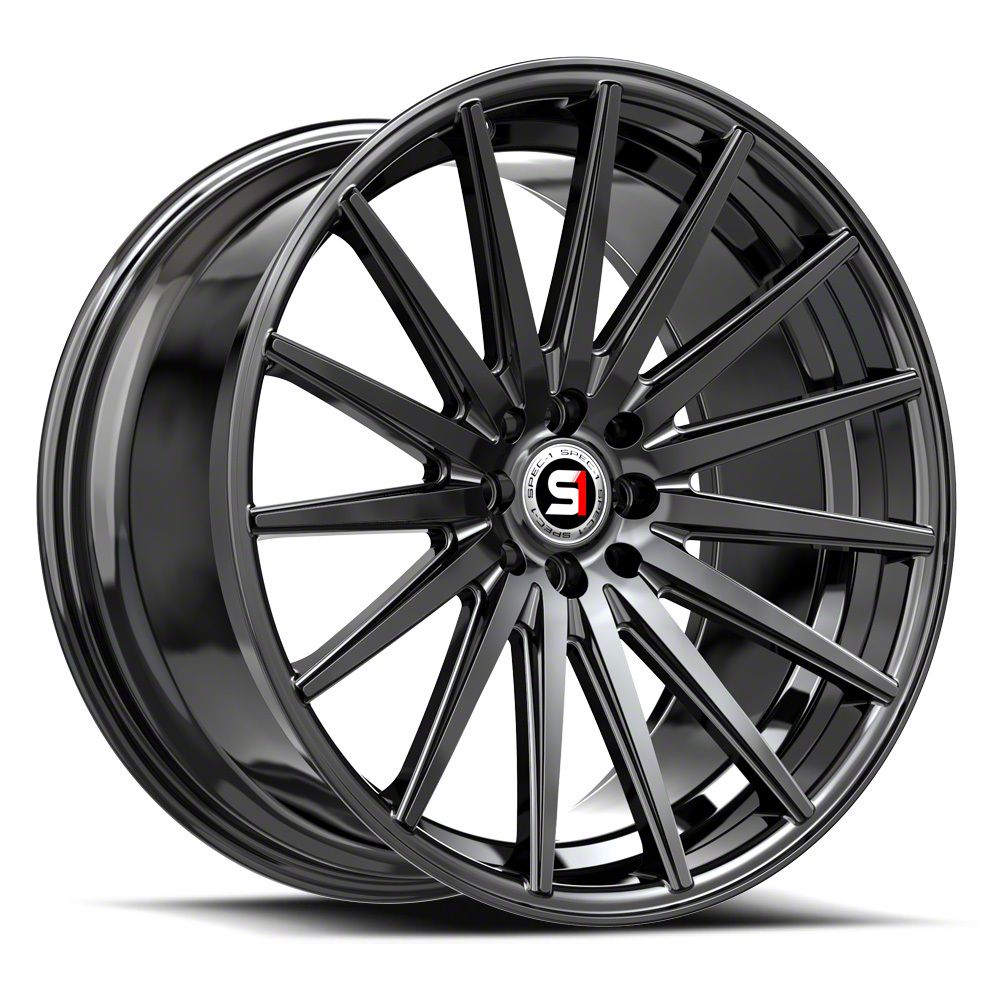 Spec-1 Mustang SP-69 Gloss Black Wheel; 17x7.5; 42mm Offset SP ...