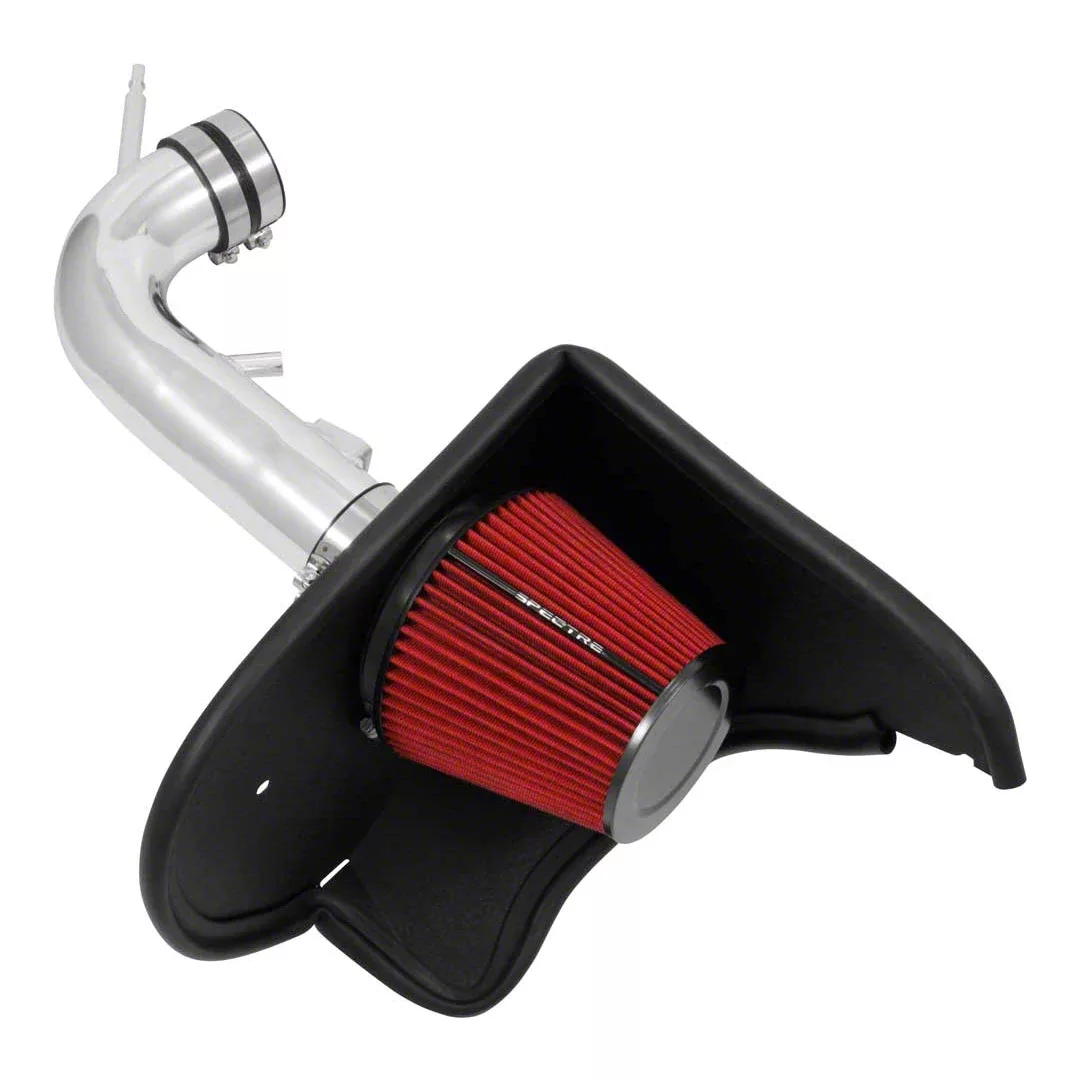Spectre Camaro Performance Cold Air Intake with Red Filter; Polished ...