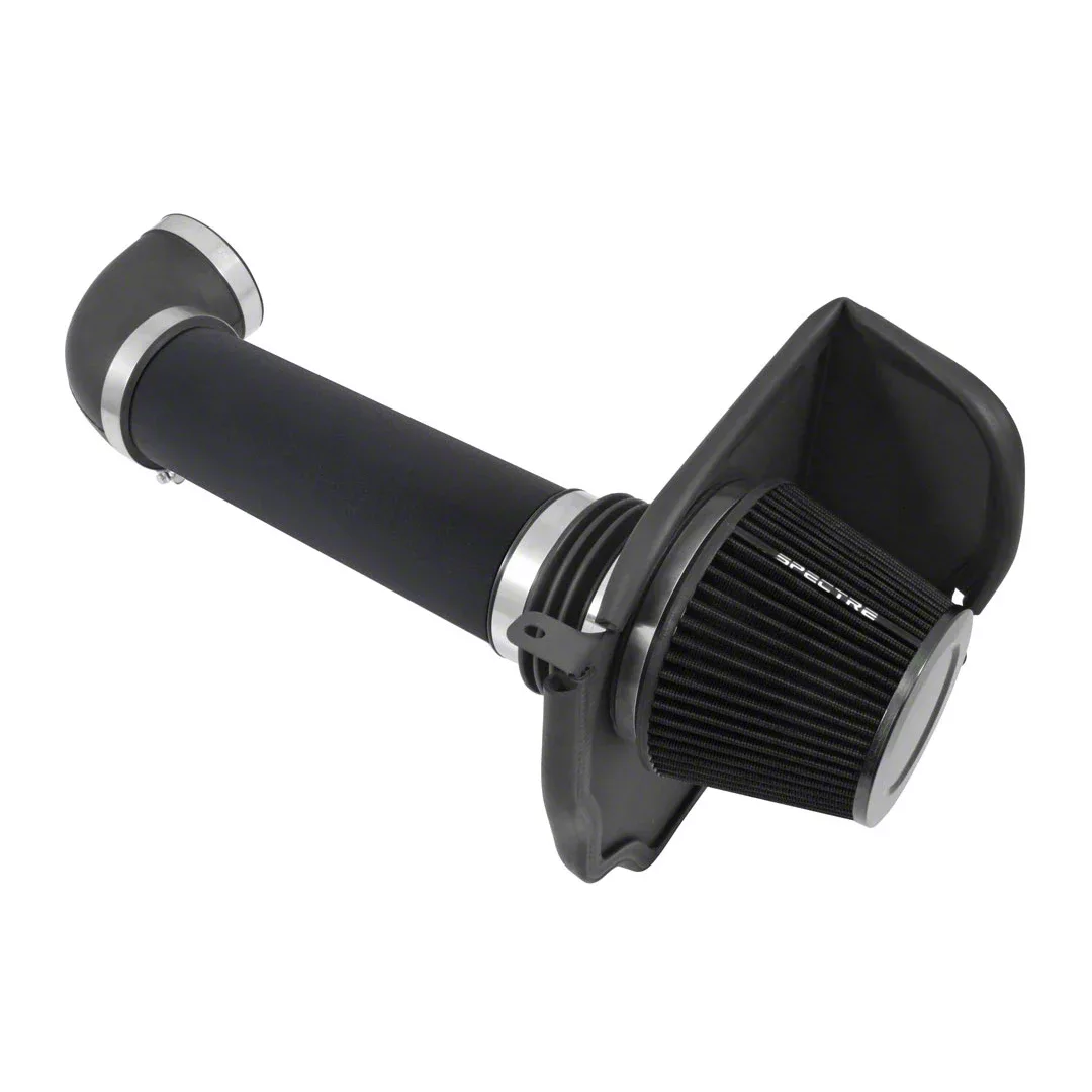 Spectre Challenger Performance Cold Air Intake with Black Filter; Black ...