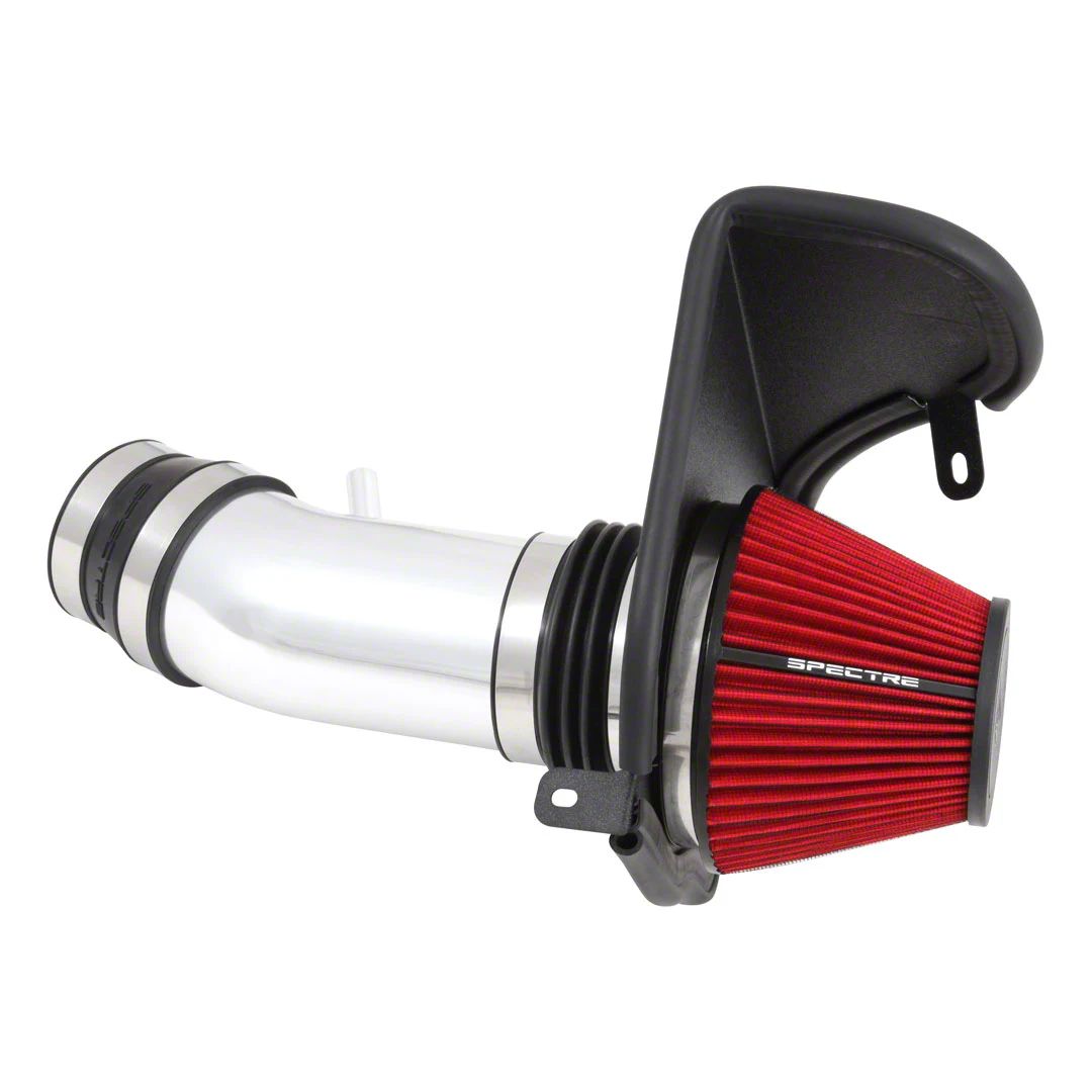 Spectre Charger Performance Cold Air Intake with Red Filter; Polished ...