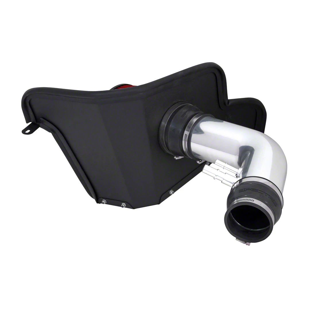 Spectre Mustang Performance Cold Air Intake with Red Filter; Polished ...