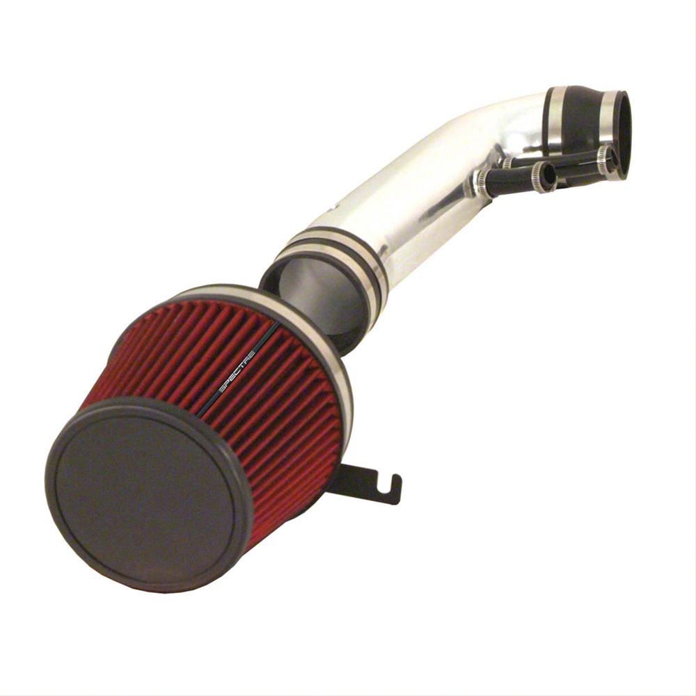 Spectre Mustang Performance Cold Air Intake with Red Filter; Polished ...
