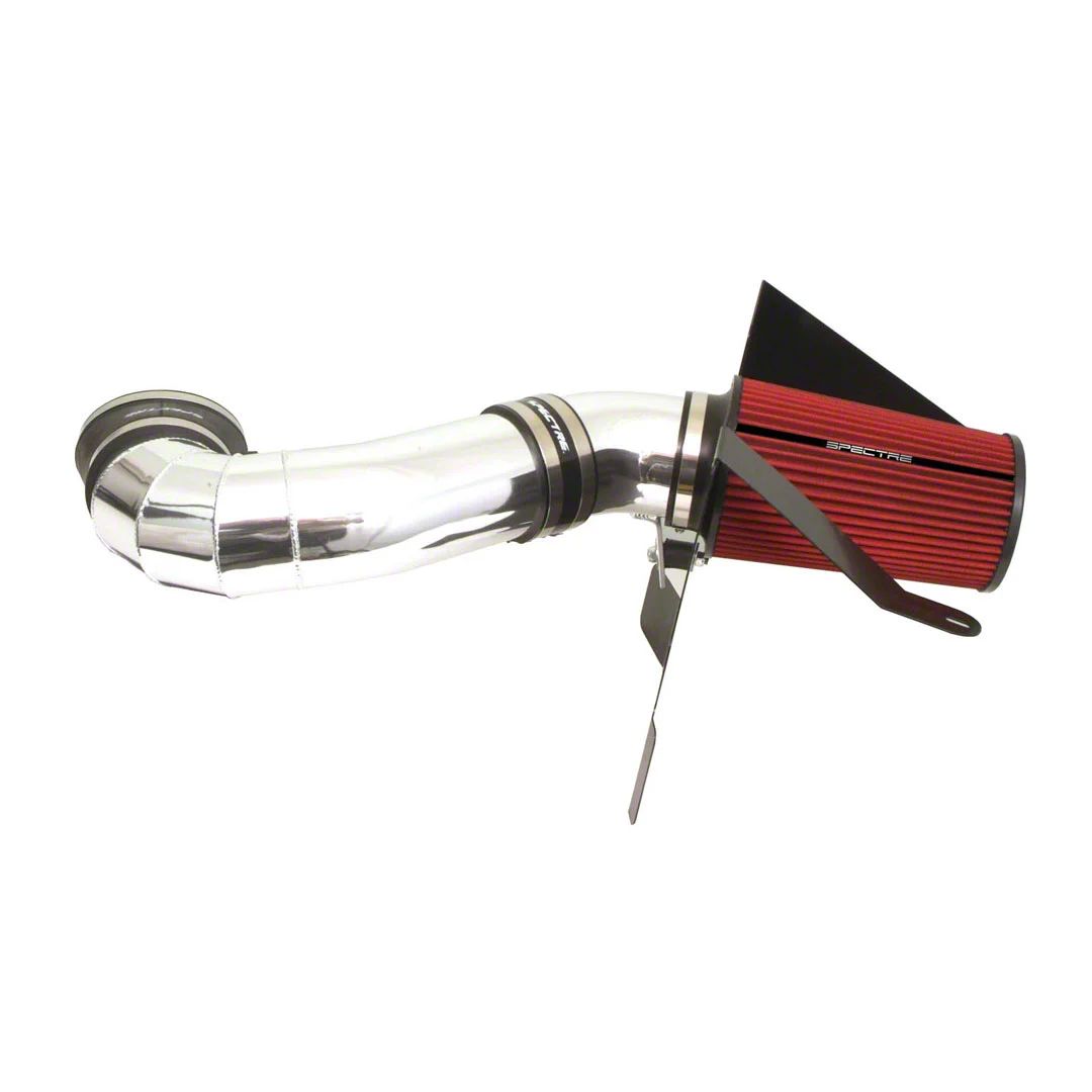 Spectre Mustang Performance Cold Air Intake with Red Filter; Polished ...