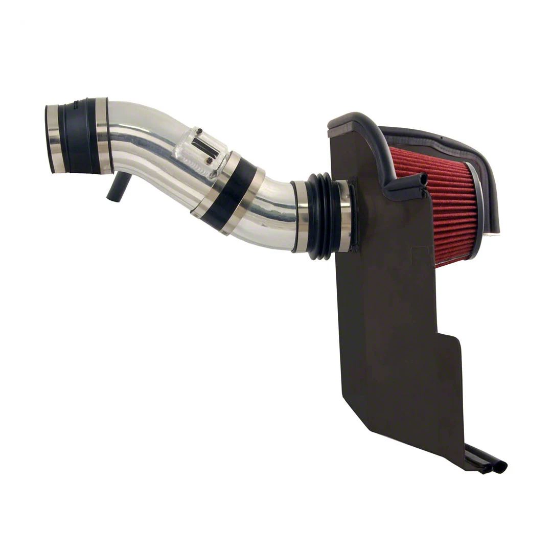 Spectre Mustang Performance Cold Air Intake with Red Filter; Polished ...