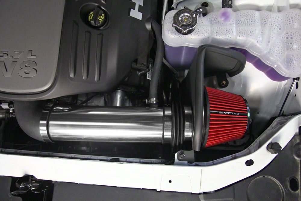 Spectre Challenger Performance Cold Air Intake; Polished SPE-9036 (11 ...