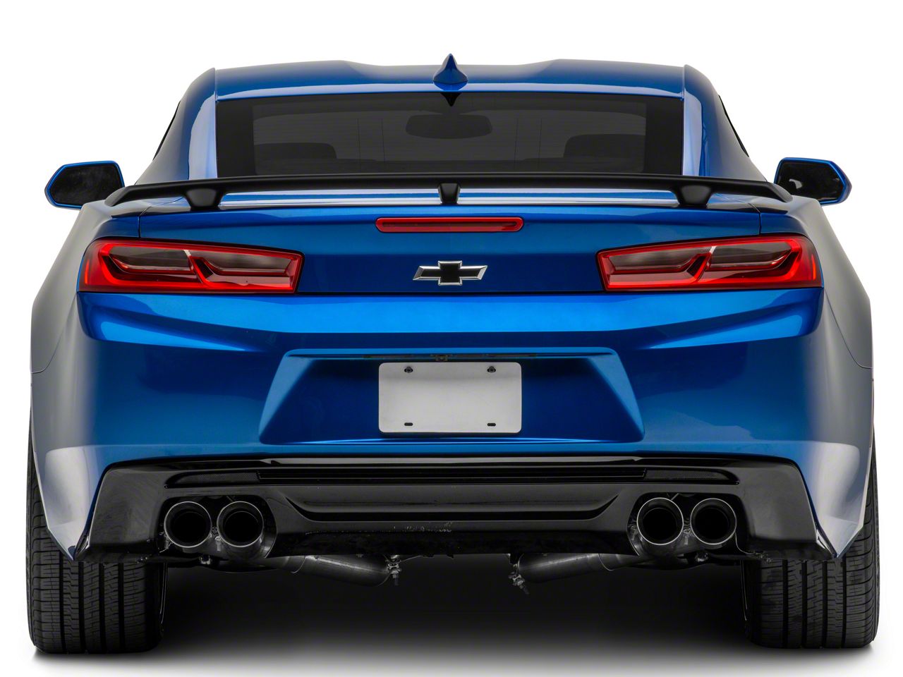 SpeedForm Camaro 3-Post Rear Spoiler; Matte Black CC13795 (16-24 Camaro ...