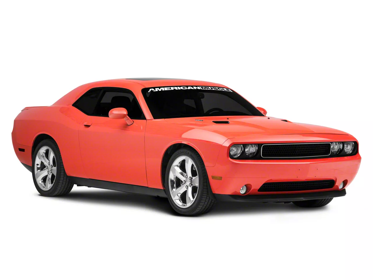 SEC10 Challenger AmericanMuscle Windshield Banner; White CH22100 (08-23 ...
