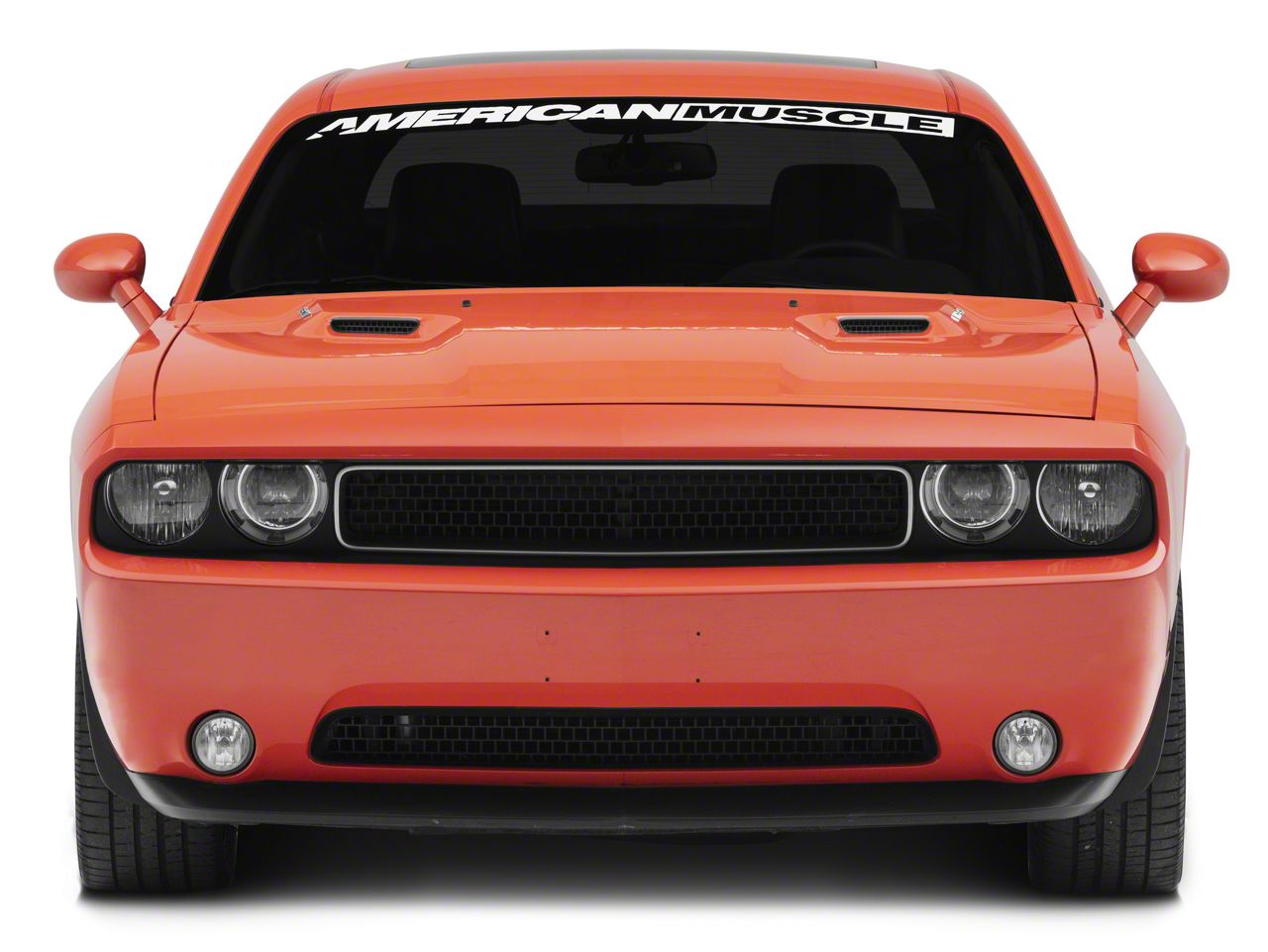 SEC10 Challenger AmericanMuscle Windshield Banner; White CH22100 (08-23 ...