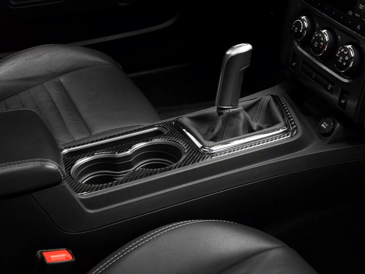 SpeedForm Challenger Center Console Trim; Carbon Fiber CH16620 (08-14 ...