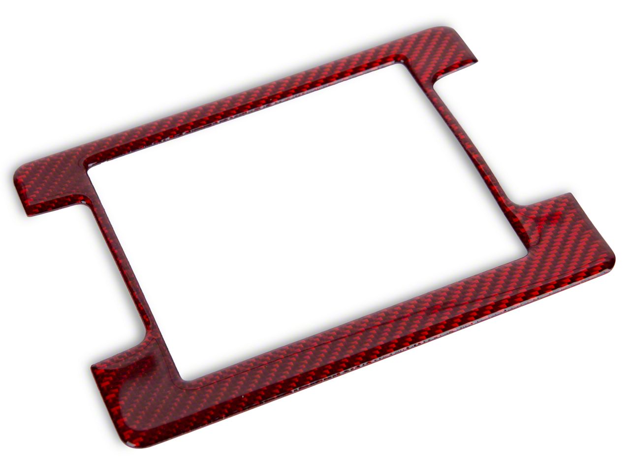 SpeedForm Challenger Center Dash Trim; Red Carbon CH16664 (15-23 ...