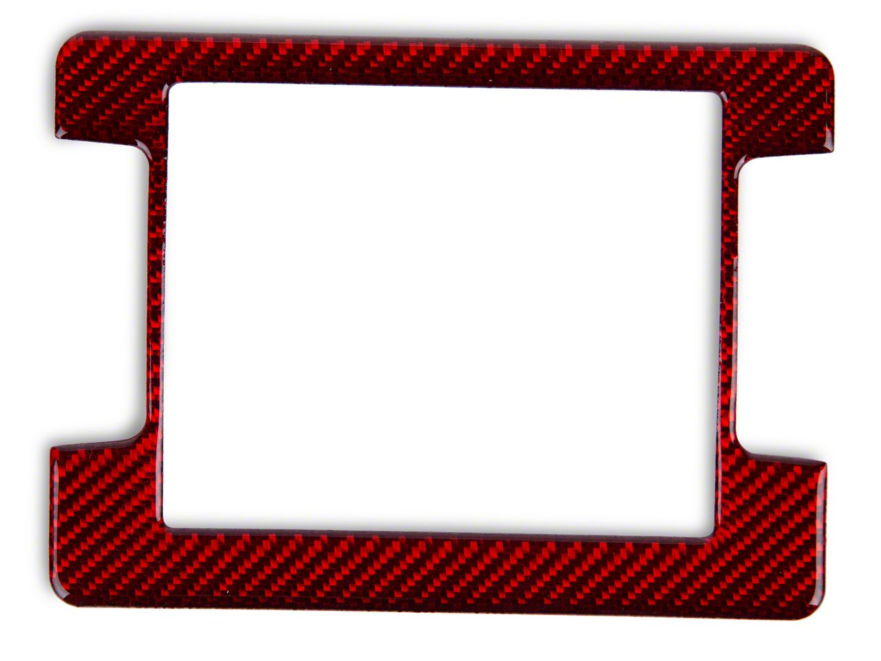 SpeedForm Challenger Center Dash Trim; Red Carbon CH16664 (15-23 ...