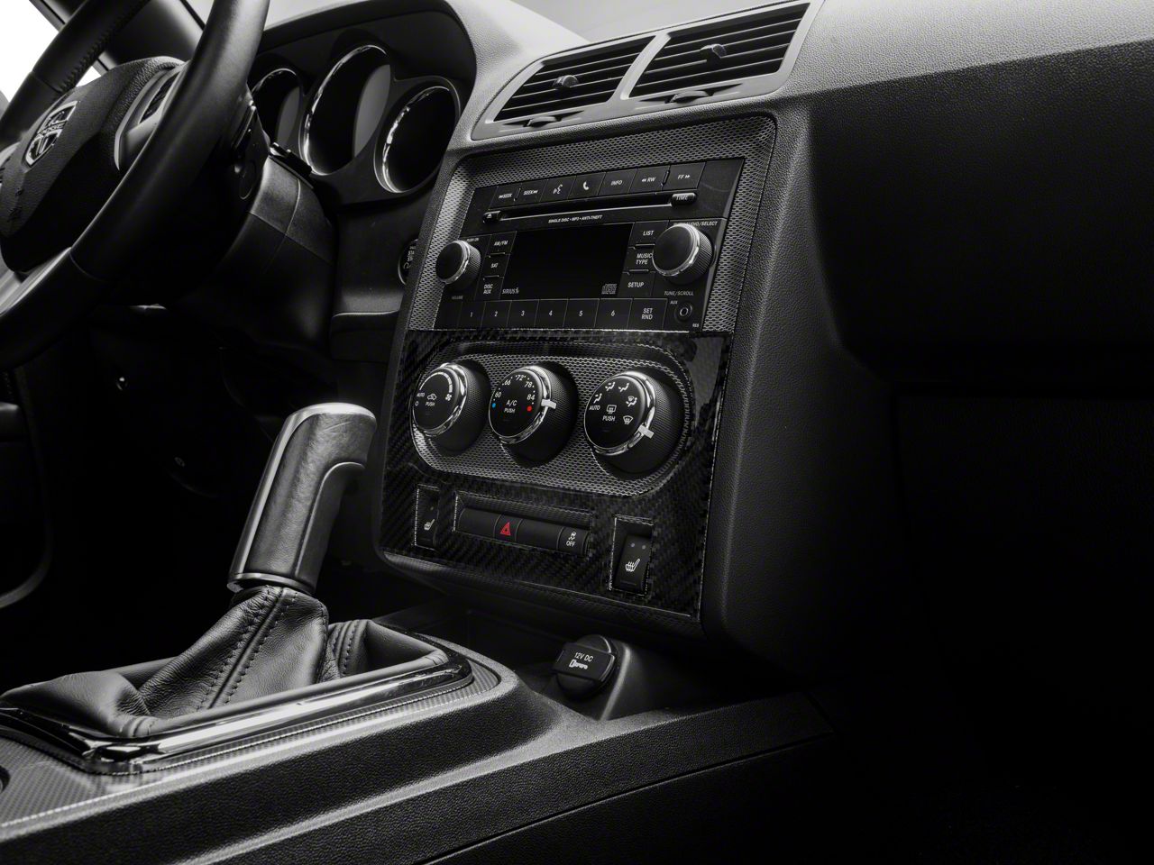 SpeedForm Challenger Control Panel Trim; Carbon Fiber CH16937 (08-14 ...