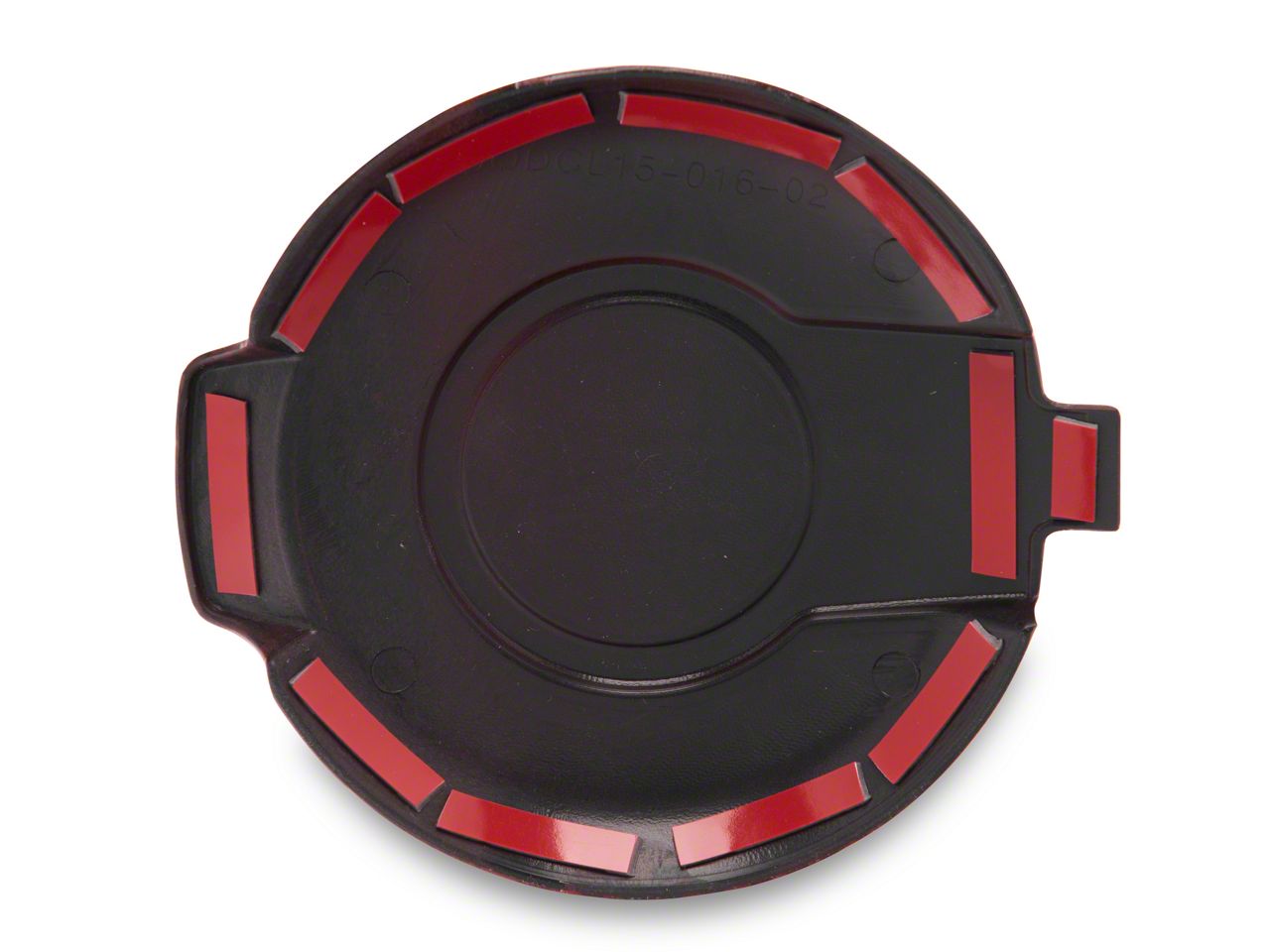 SpeedForm Challenger Fuel Filler Cap Cover; Red Carbon CH16624 (08-23 ...