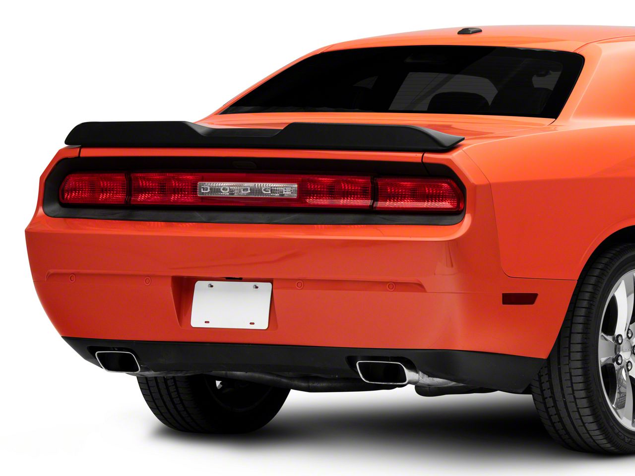 SpeedForm Challenger Hellcat Style Rear Spoiler; Matte Black CH5155-99 ...