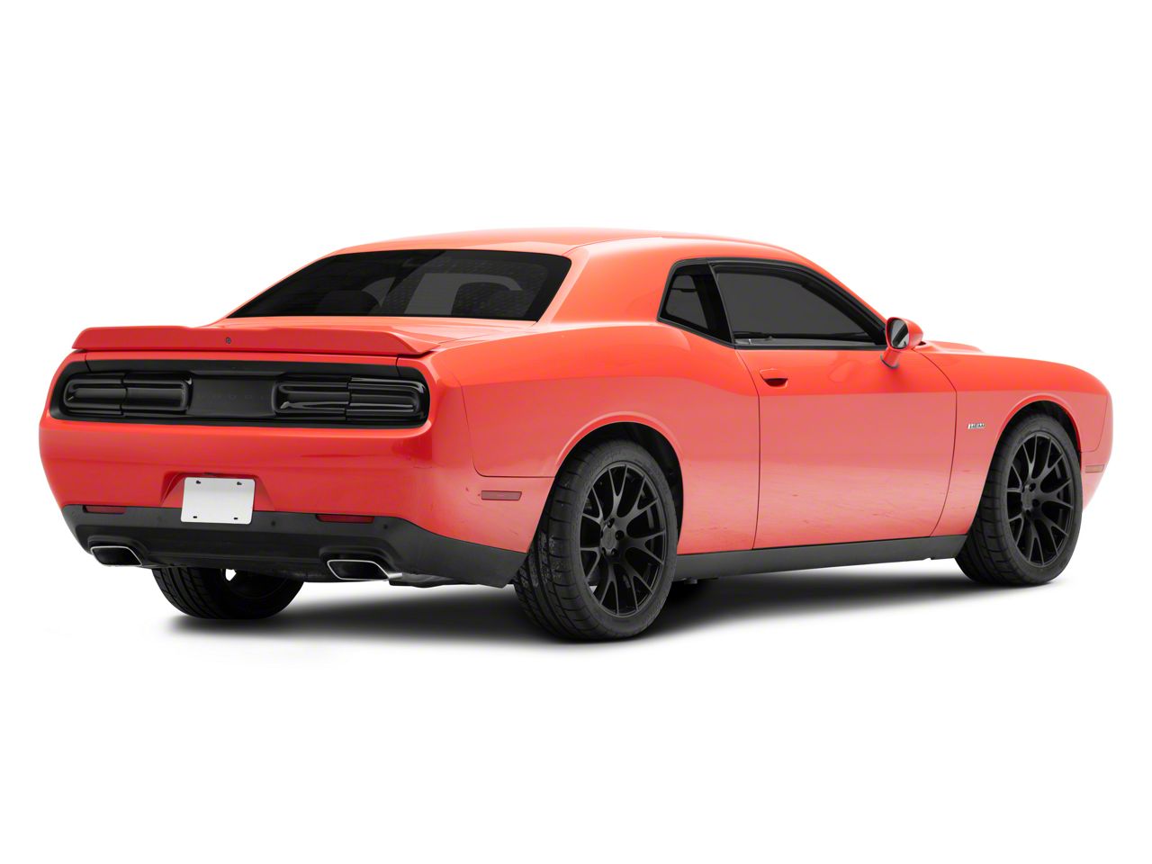 SpeedForm Challenger Tail Light Covers with Rear Center Cover; Smoked ...