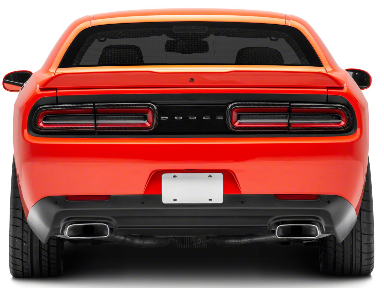 SpeedForm Challenger Tail Light Trim; Carbon Fiber CH17603 (15-23 ...