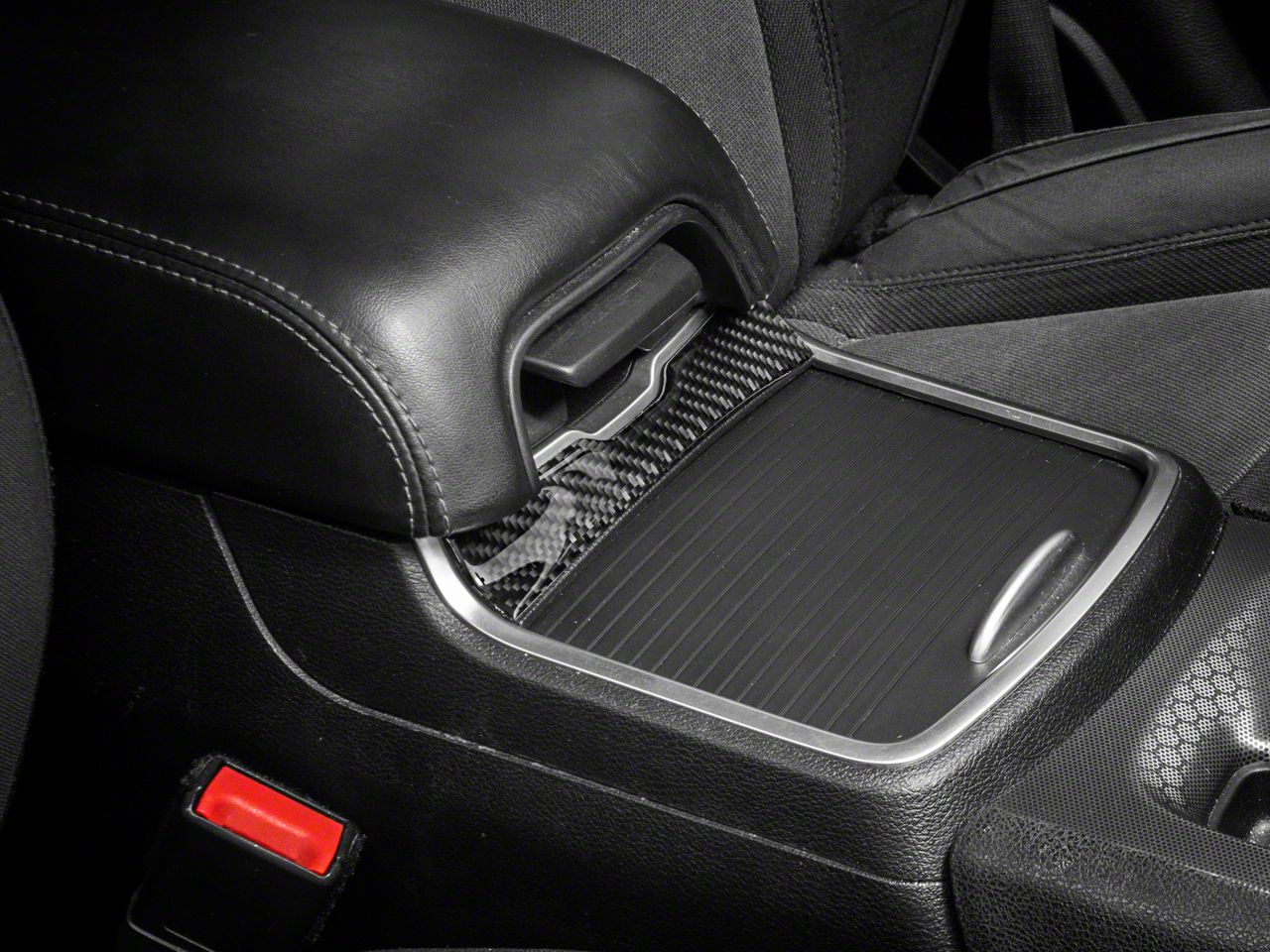 SpeedForm Charger Center Console Arm Rest Trim; Carbon Fiber CR14935 ...
