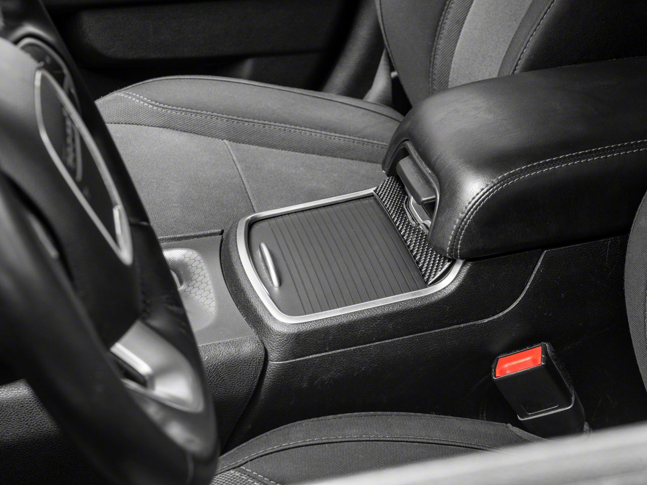 SpeedForm Charger Center Console Arm Rest Trim; Carbon Fiber CR14935 ...
