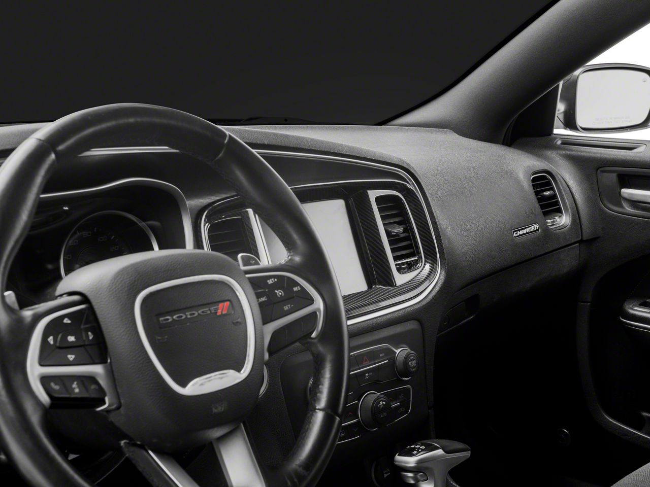 SpeedForm Charger Dash Trim; Carbon Fiber CR15051 (15-23 Charger ...