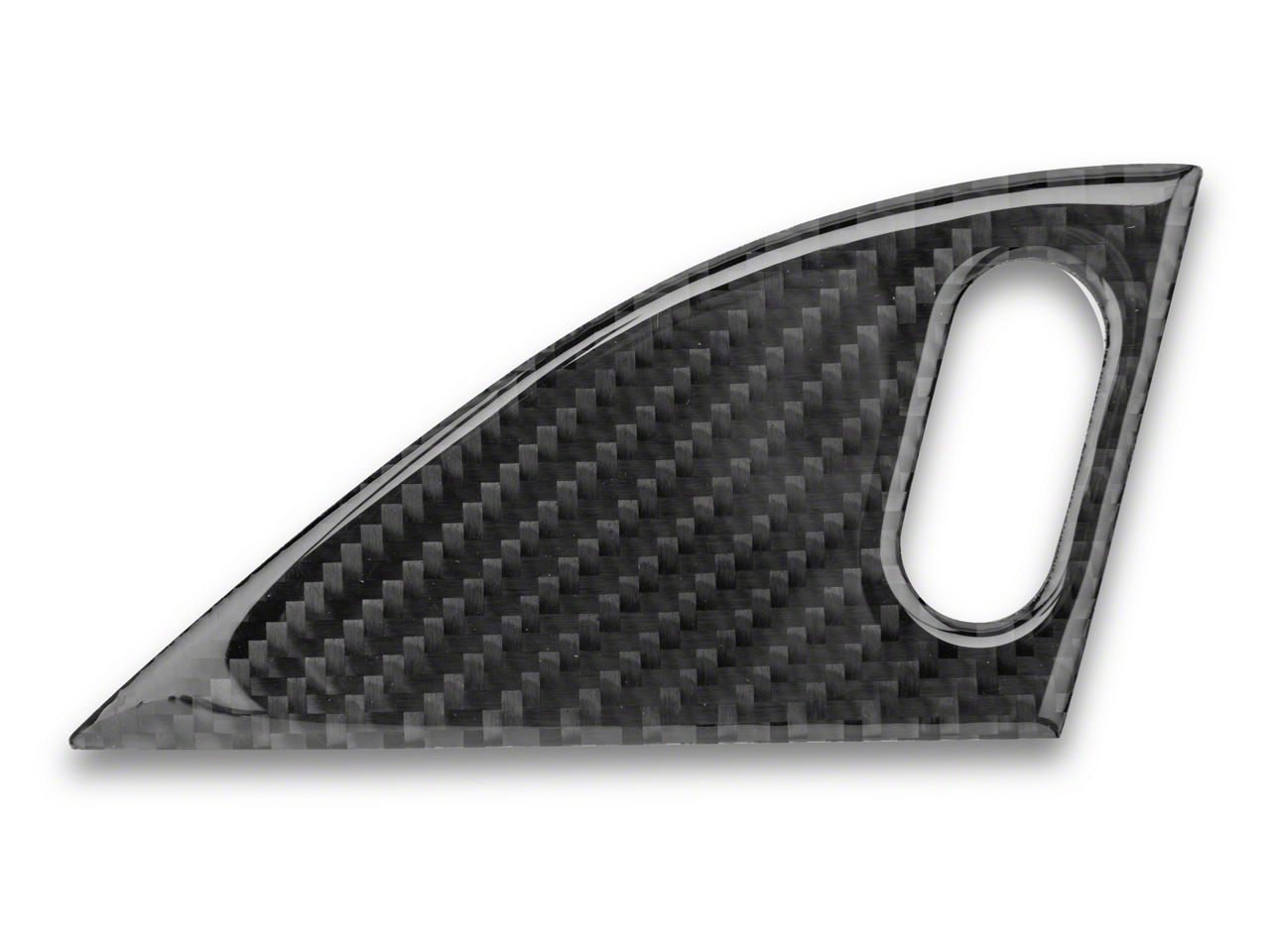 SpeedForm Charger Door Speaker Trim; Carbon Fiber CR15308 (15-23 ...