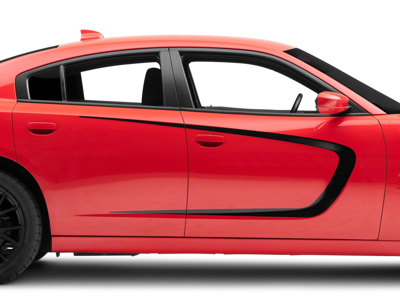 SEC10 Charger Side Graphic; Gloss Black CR20536 (11-23 Charger) - Free ...