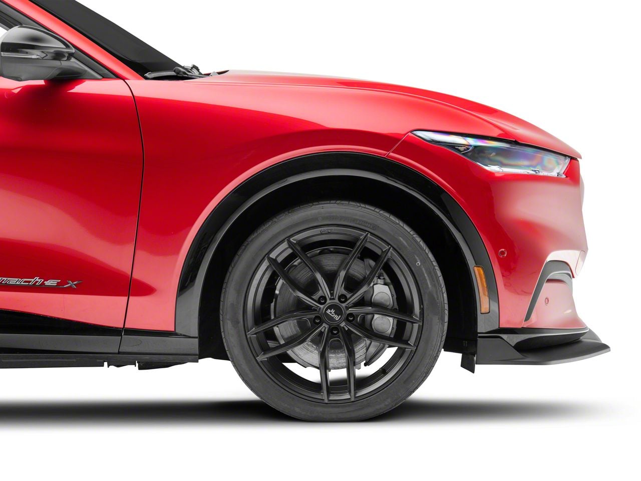 SpeedForm Mach-E 3-Piece Chin Spoiler; Matte Black ME5679 (2021 Mustang ...