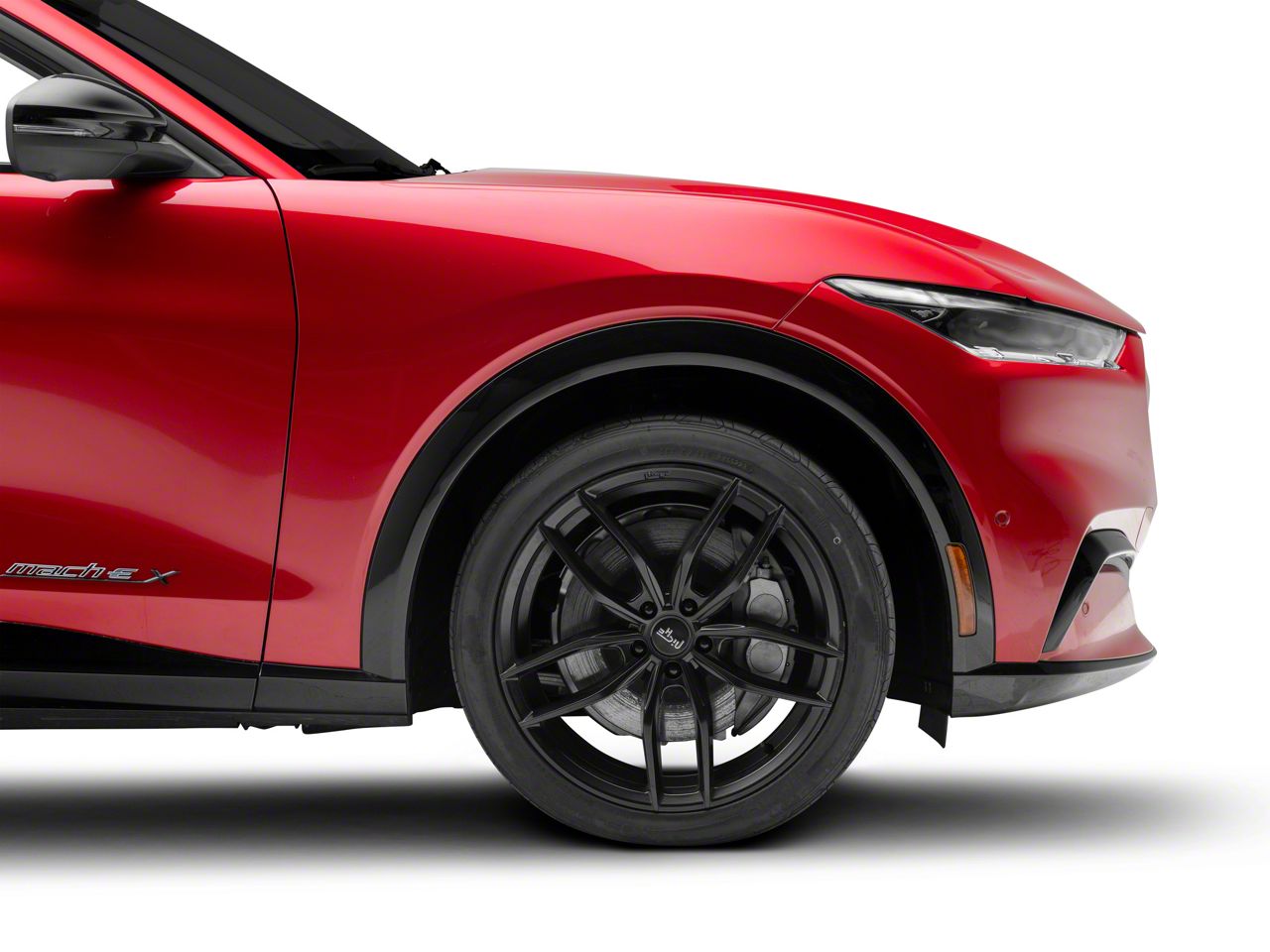 SpeedForm Mach-E Chin Spoiler Lip; Gloss Black ME5888 (21-24 Mustang ...