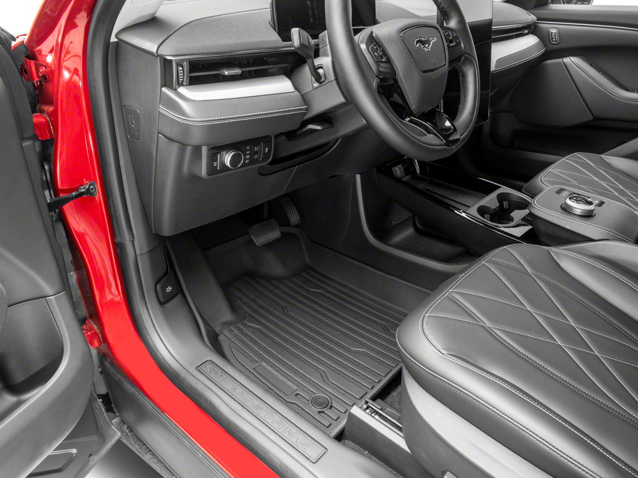 SpeedForm Mach-E Molded Front and Rear Floor Liners; Black ME5266 (21 ...