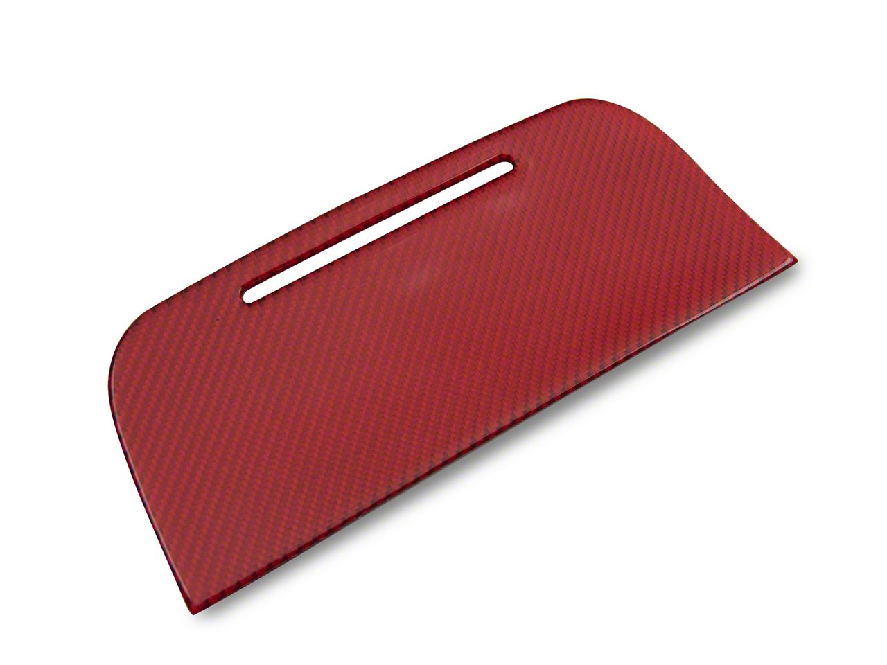 SpeedForm Mach-E Overhead Console Trim; Red Carbon Fiber ME5384 (21-25 ...