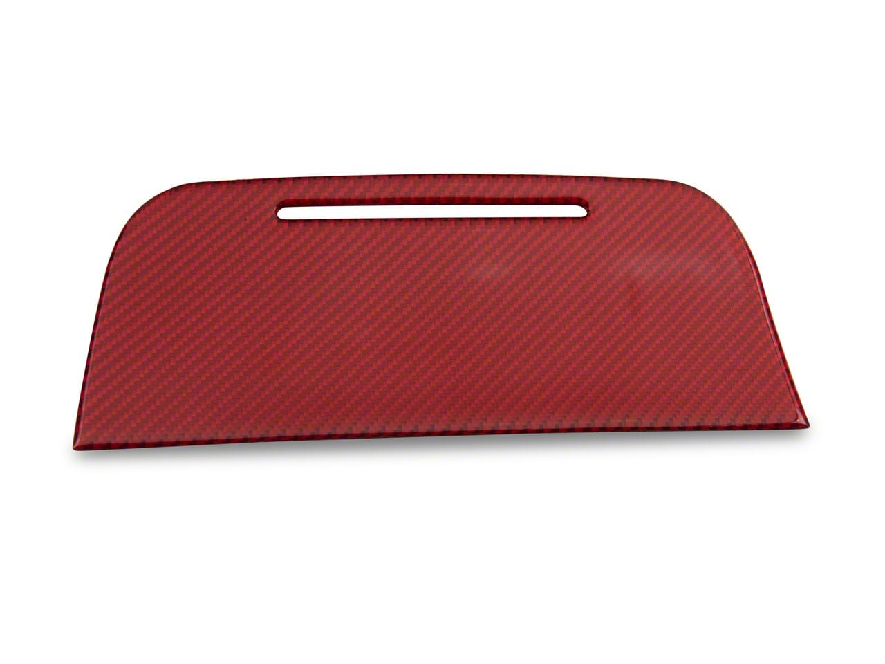 SpeedForm Mach-E Overhead Console Trim; Red Carbon Fiber ME5384 (21-25 ...