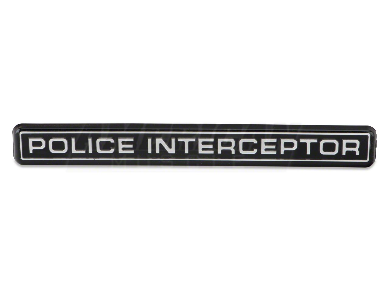 SpeedForm Mach-E Police Interceptor Emblem 17147 (Universal; Some ...