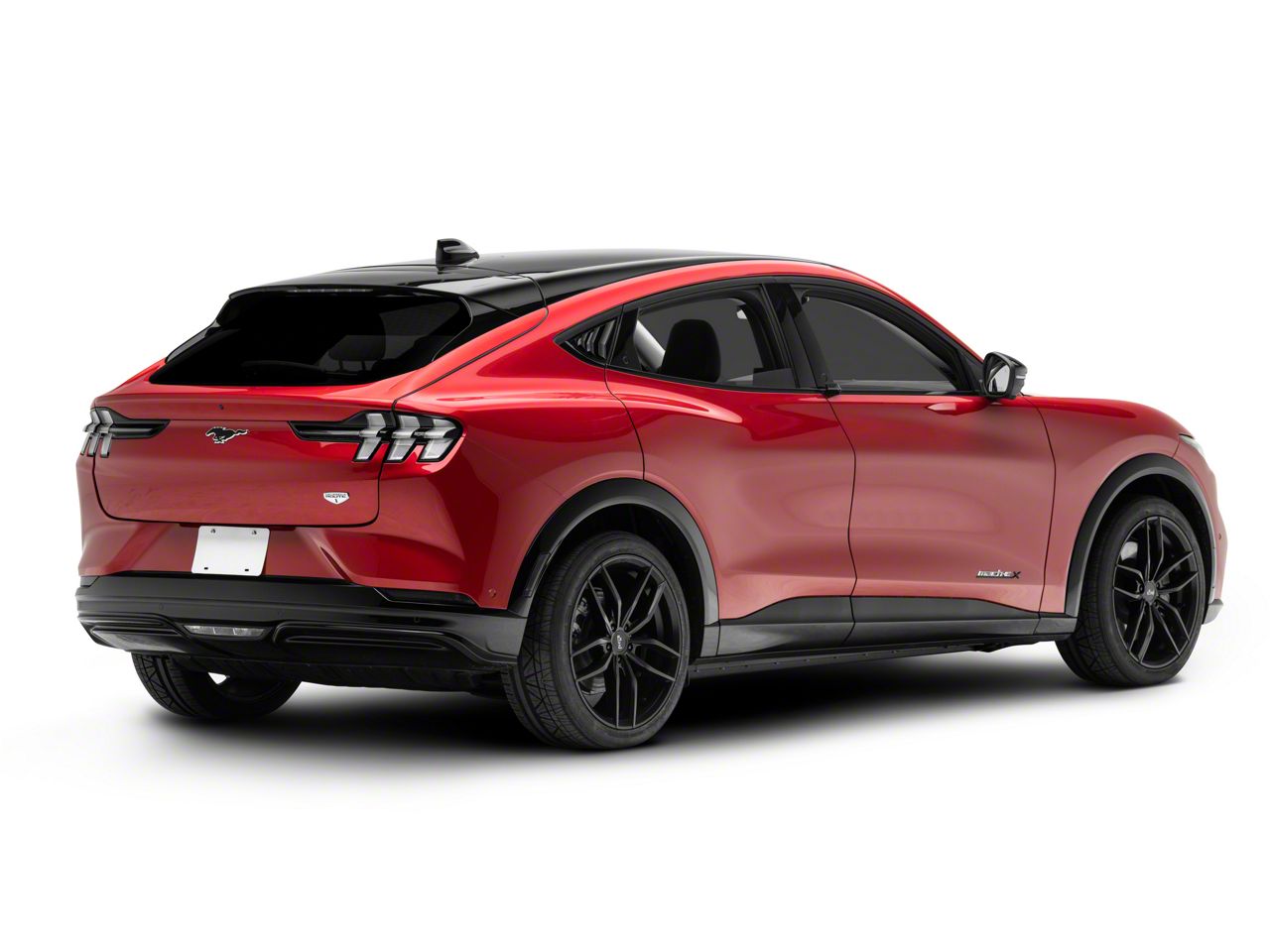 SpeedForm Mach-E Quarter Window Louvers; Gloss Black ME5278 (21-25 ...