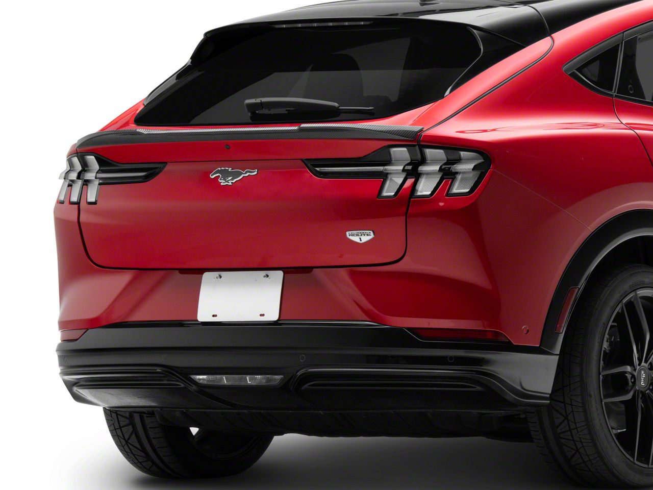SpeedForm Mach-E Rear Spoiler; Carbon Fiber ME5259 (21-25 Mustang Mach ...